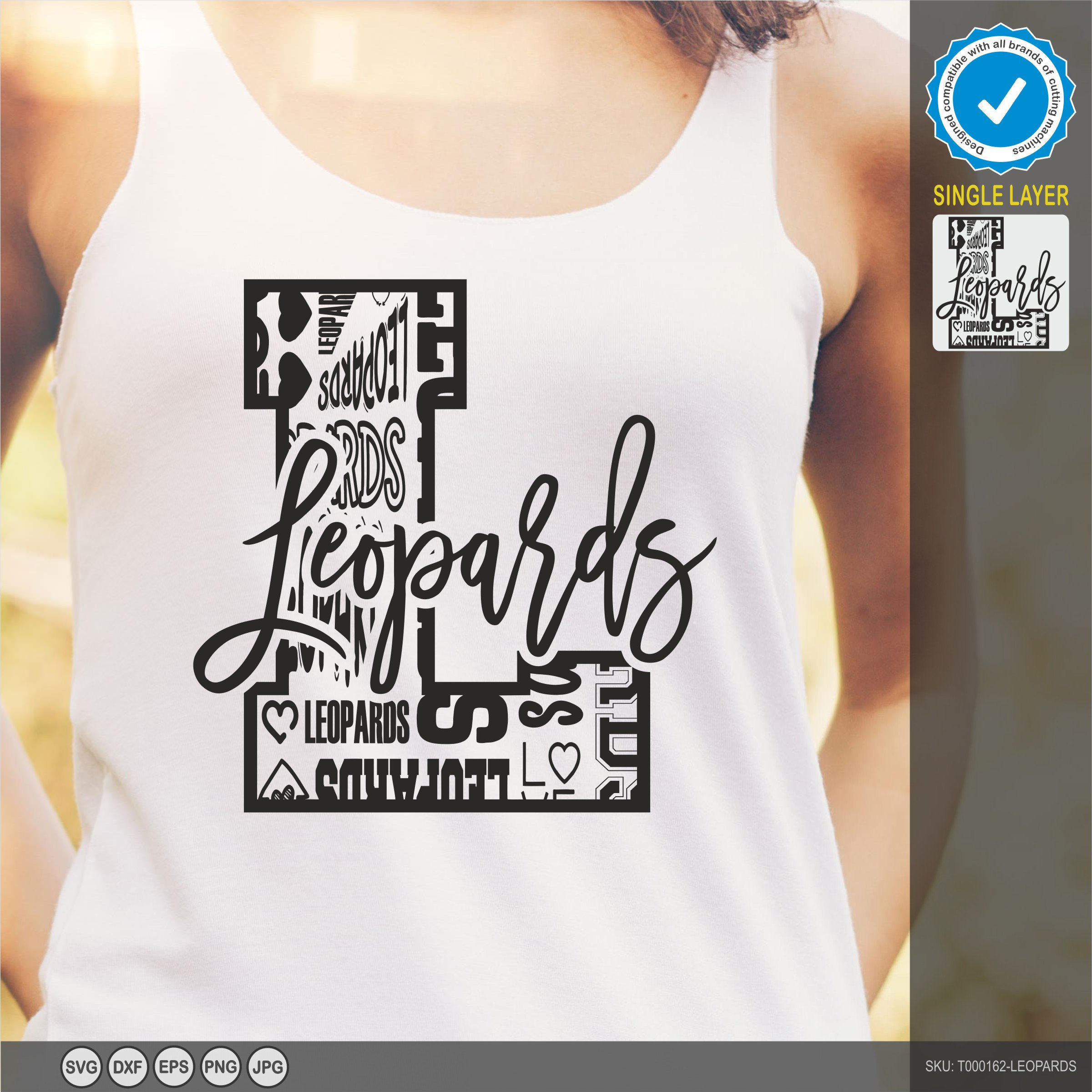 Leopards Svg, Leopards Typography 4 Sports Svg Mascot Pack, Leopards ...