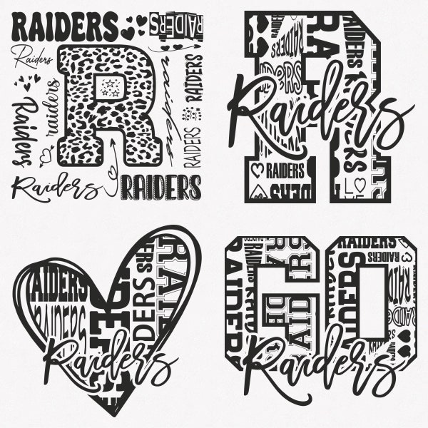 Raiders Svg - Etsy