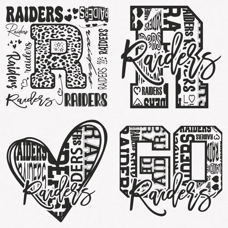 Raiders Svg - Etsy