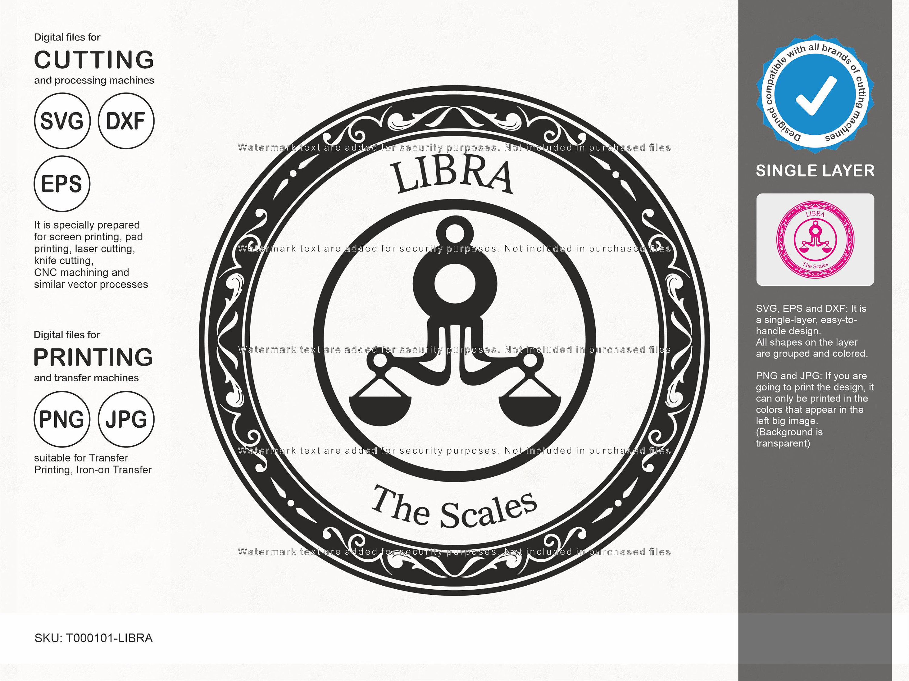 Libra Svg Scales Zodiac Symbol Svg Libra Zodiac Sign Svg - Etsy