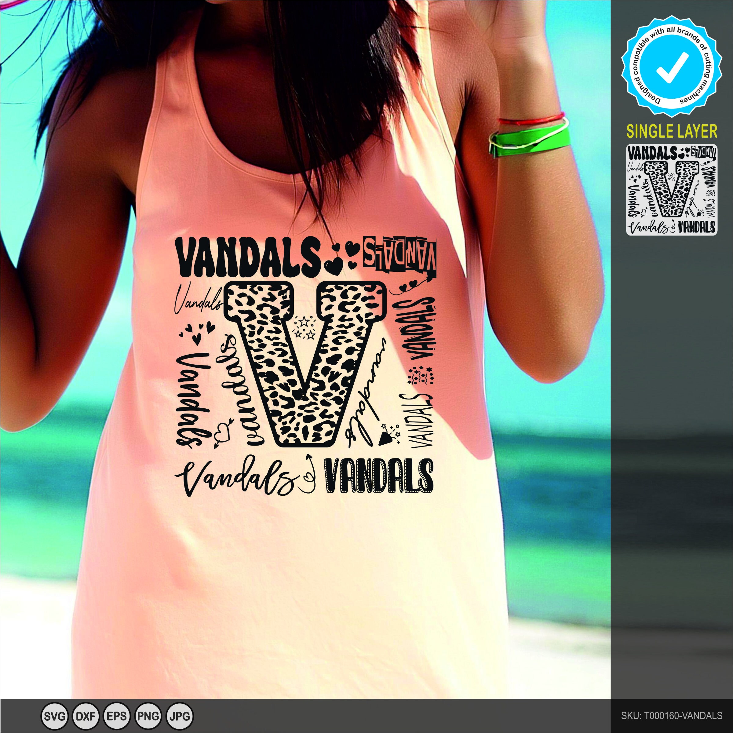 Vandals Svg, Vandals Typography 4 Sports Svg Mascot Pack, Vandals ...