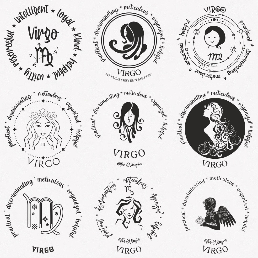 Virgo Svg, Símbolo del Zodíaco Virgen Svg, Signo del Zodíaco Virgo Svg ...