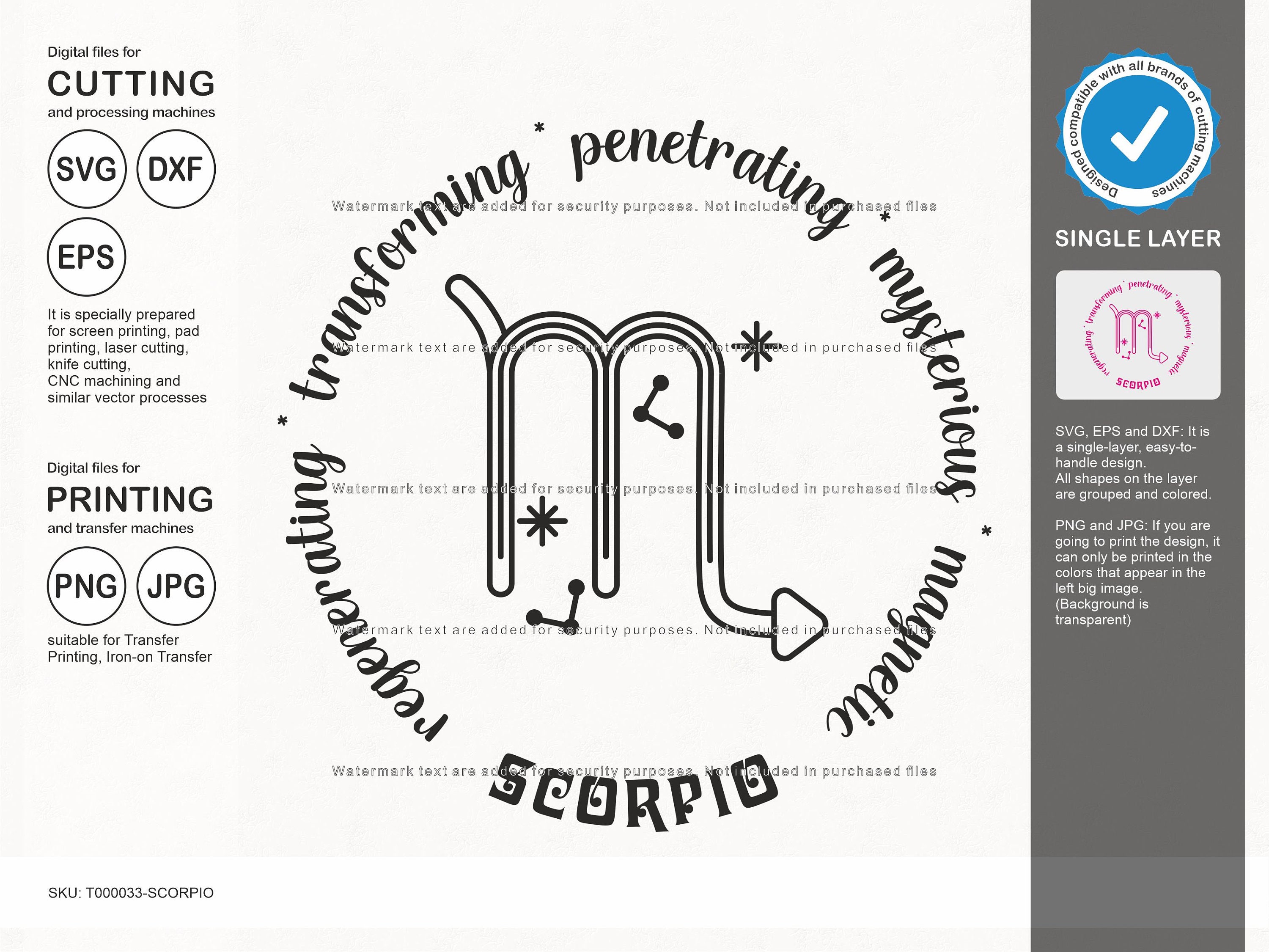 Scorpio Svg Scorpion Zodiac Symbol Svg Scorpio Zodiac Sign - Etsy