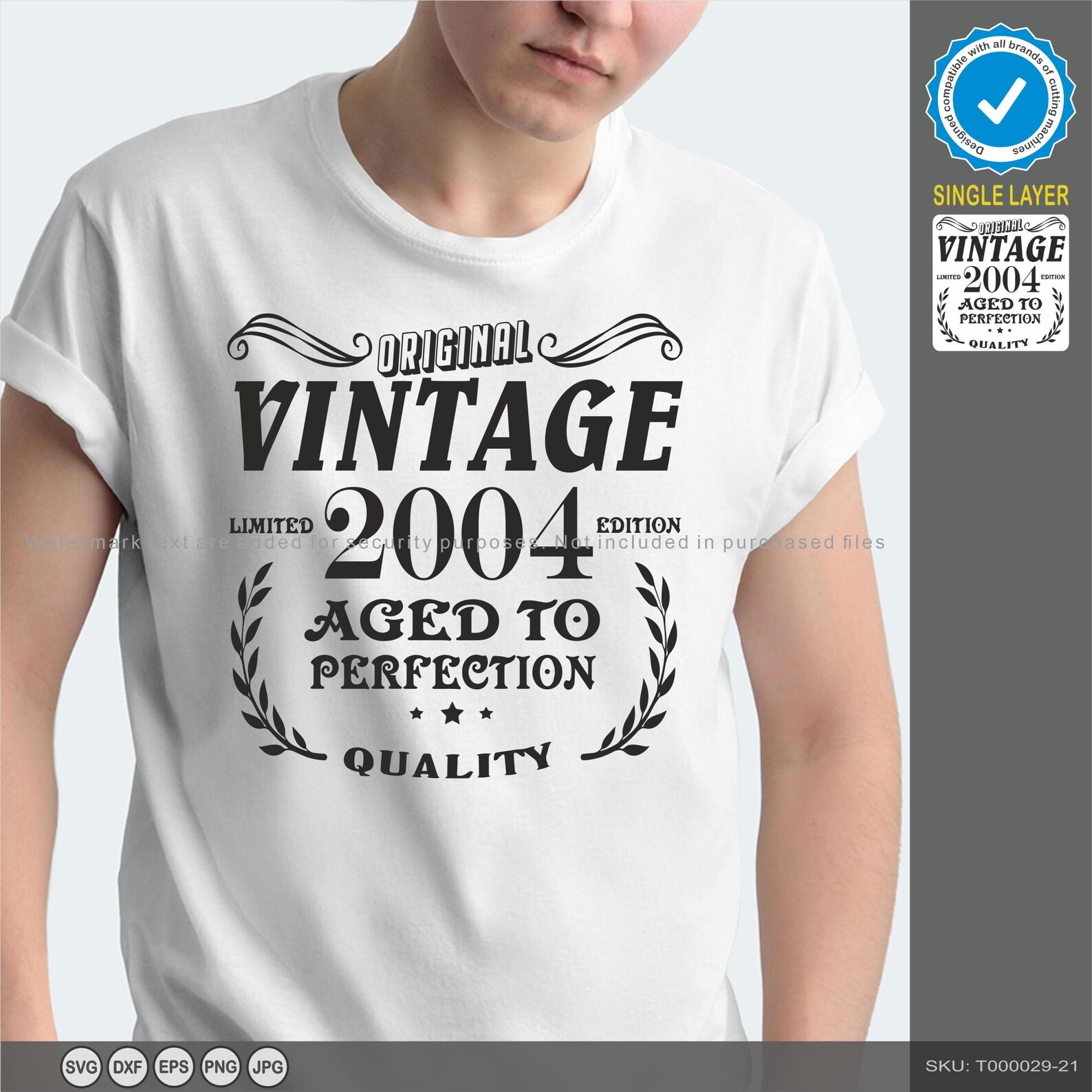 2004 Svg, 21st Birthday Svg, 6-pack 2004 Svg Bundle, Vintage 2004 Svg ...