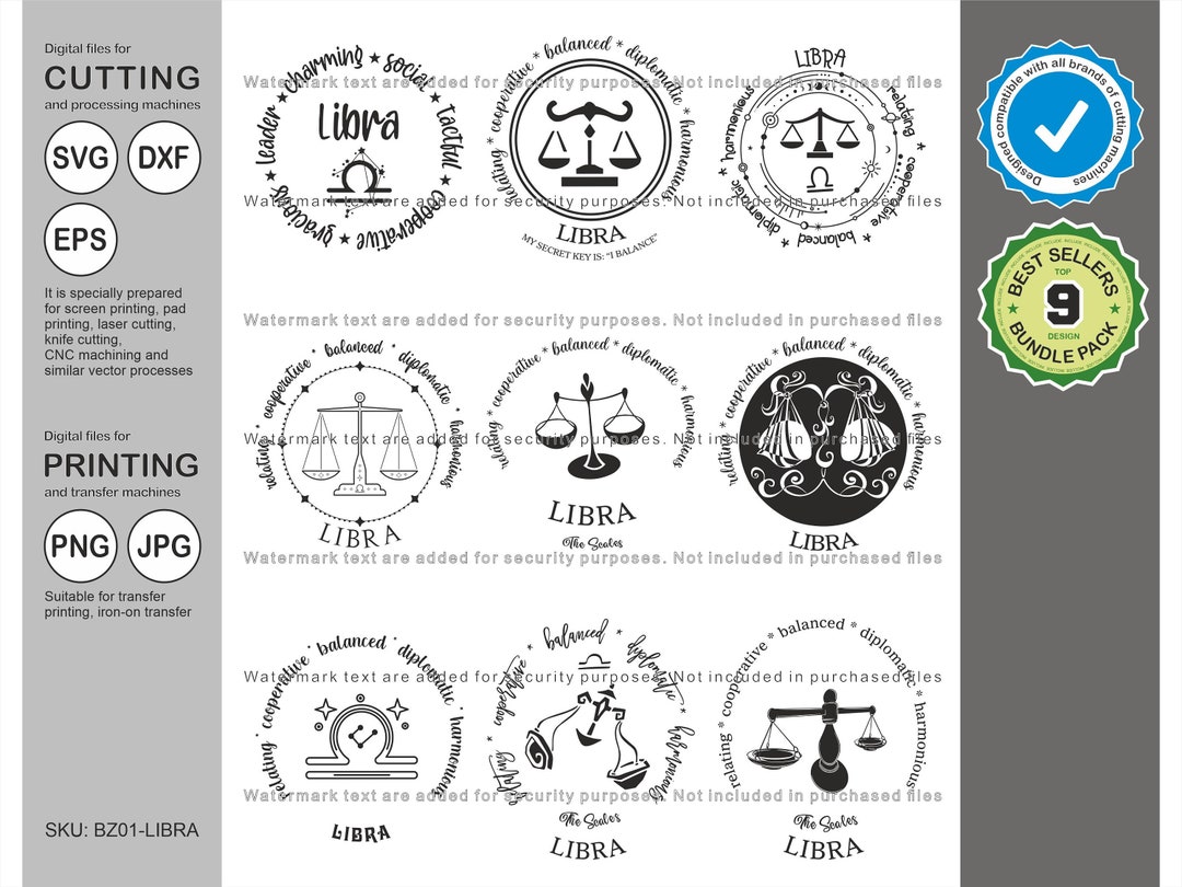 Libra Svg Scales Zodiac Symbol Svg Libra Zodiac Sign Svg - Etsy