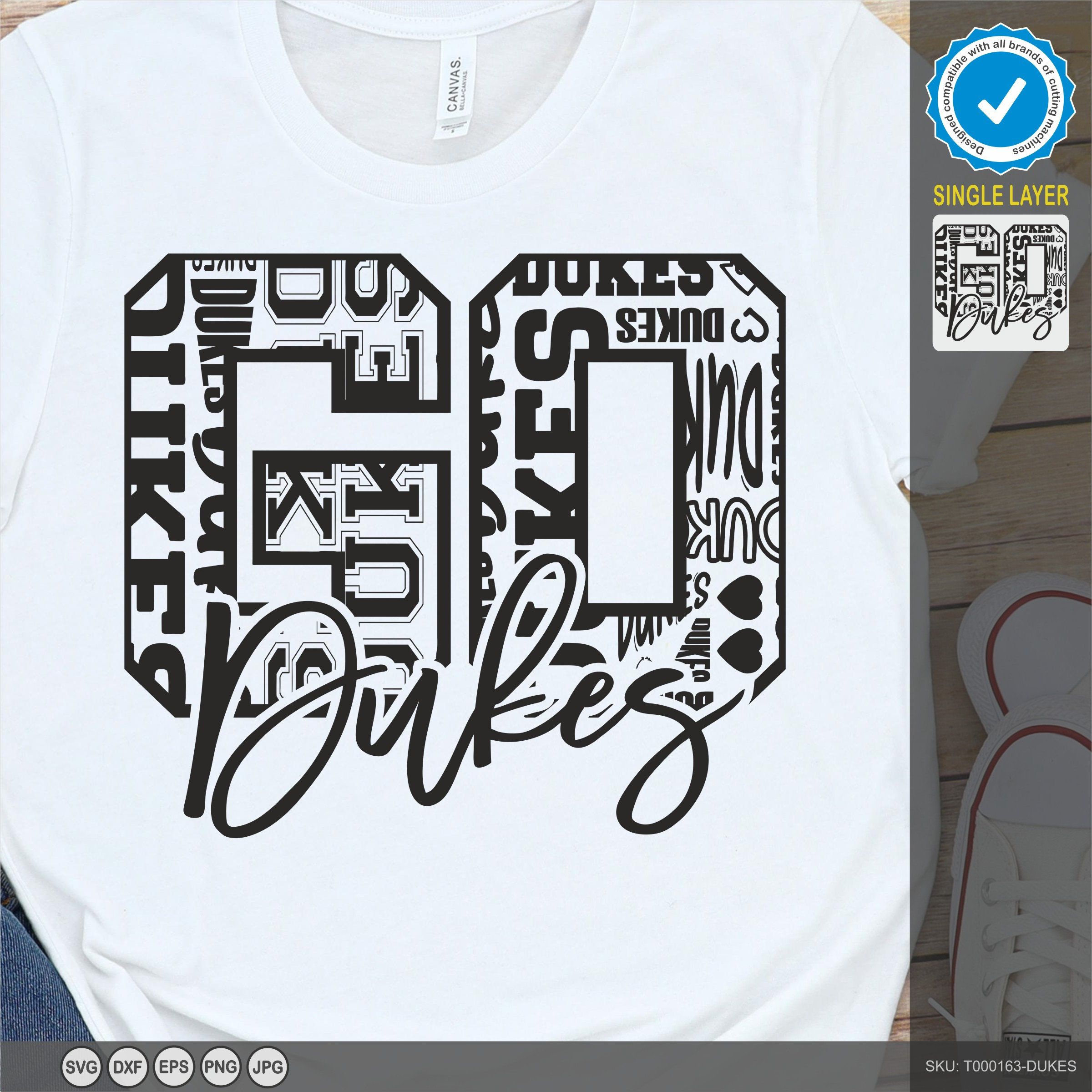 Dukes Svg, Dukes Typography 4 Sports Svg Mascot Pack, Dukes Typography ...