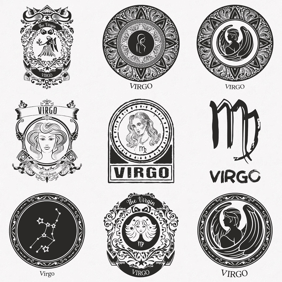 Virgo Svg, Símbolo del Zodíaco Virgen Svg, Signo del Zodíaco Virgo Svg ...