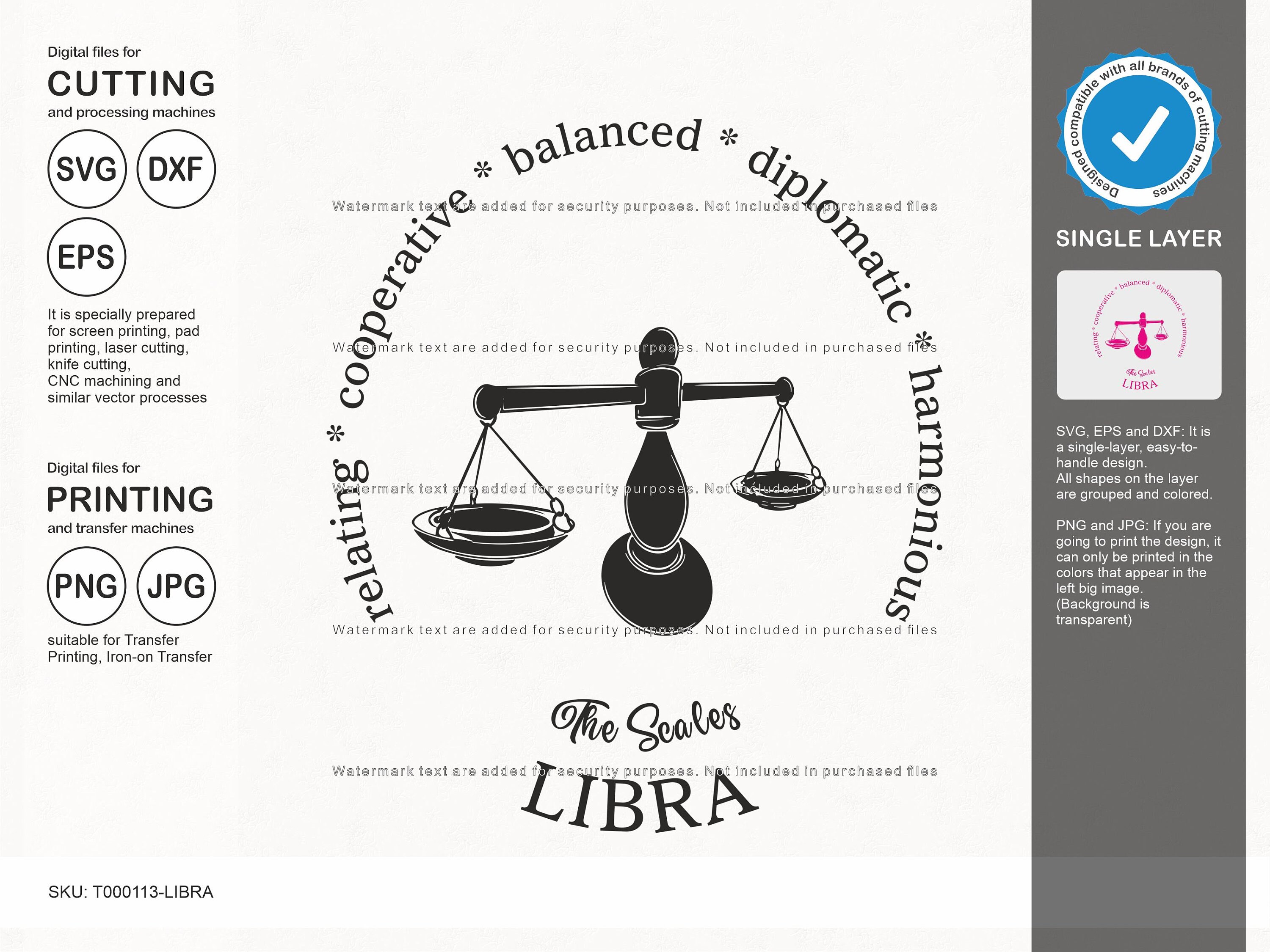 Libra Svg Scales Zodiac Symbol Svg Libra Zodiac Sign Svg - Etsy