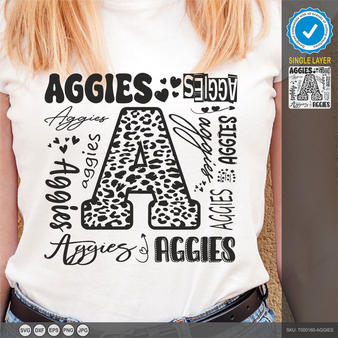 Aggies Svg, Aggies Typography 4 Sports Svg Mascot Pack, Aggies ...