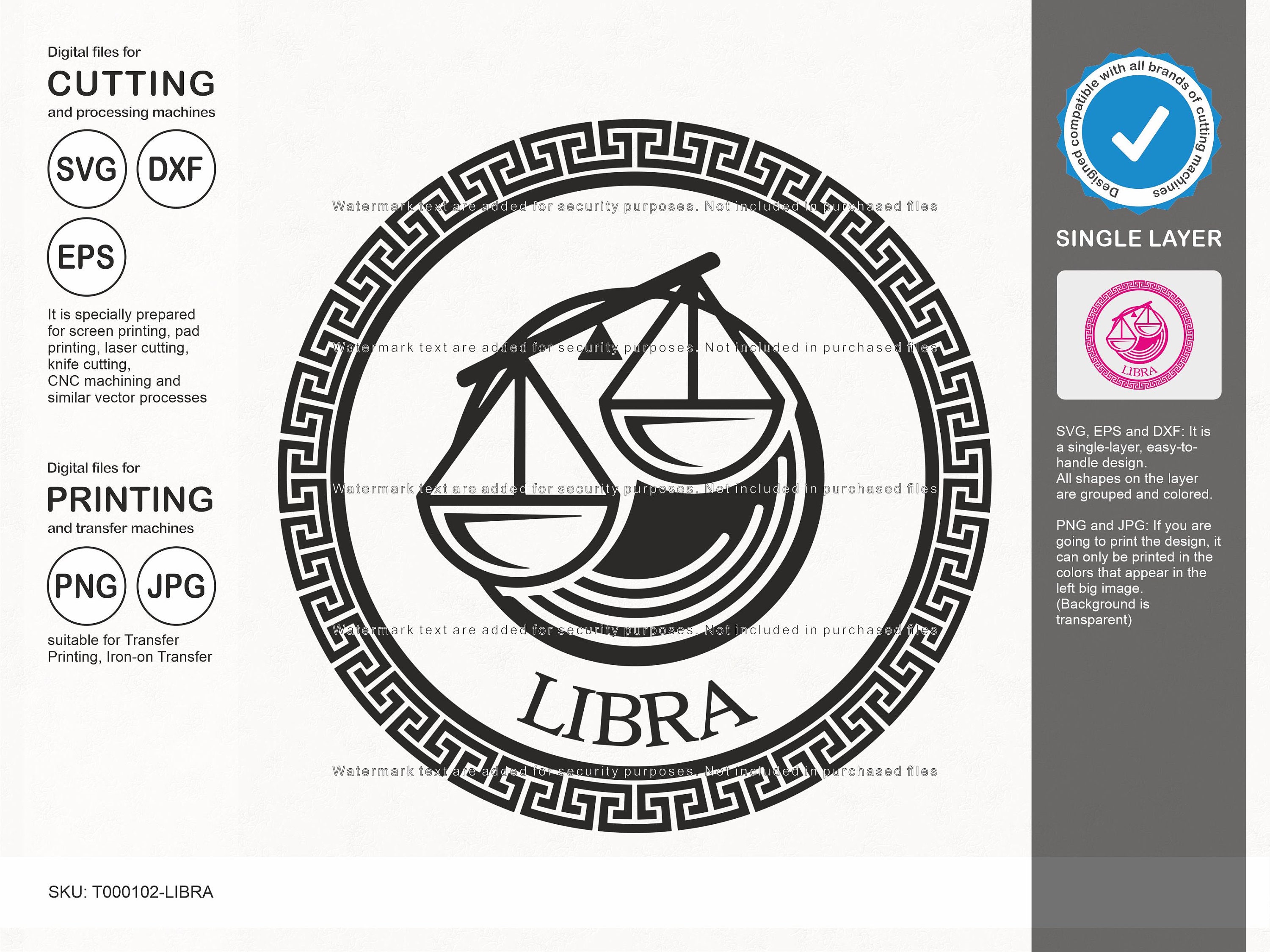 Libra Svg Scales Zodiac Symbol Svg Libra Zodiac Sign Svg - Etsy