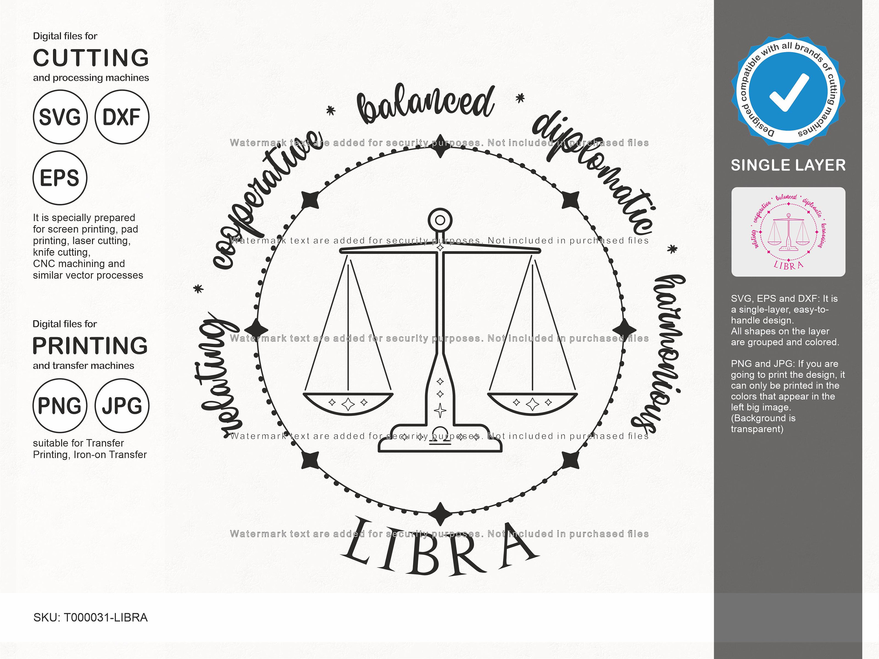 Libra Svg Scales Zodiac Symbol Svg Libra Zodiac Sign Svg - Etsy
