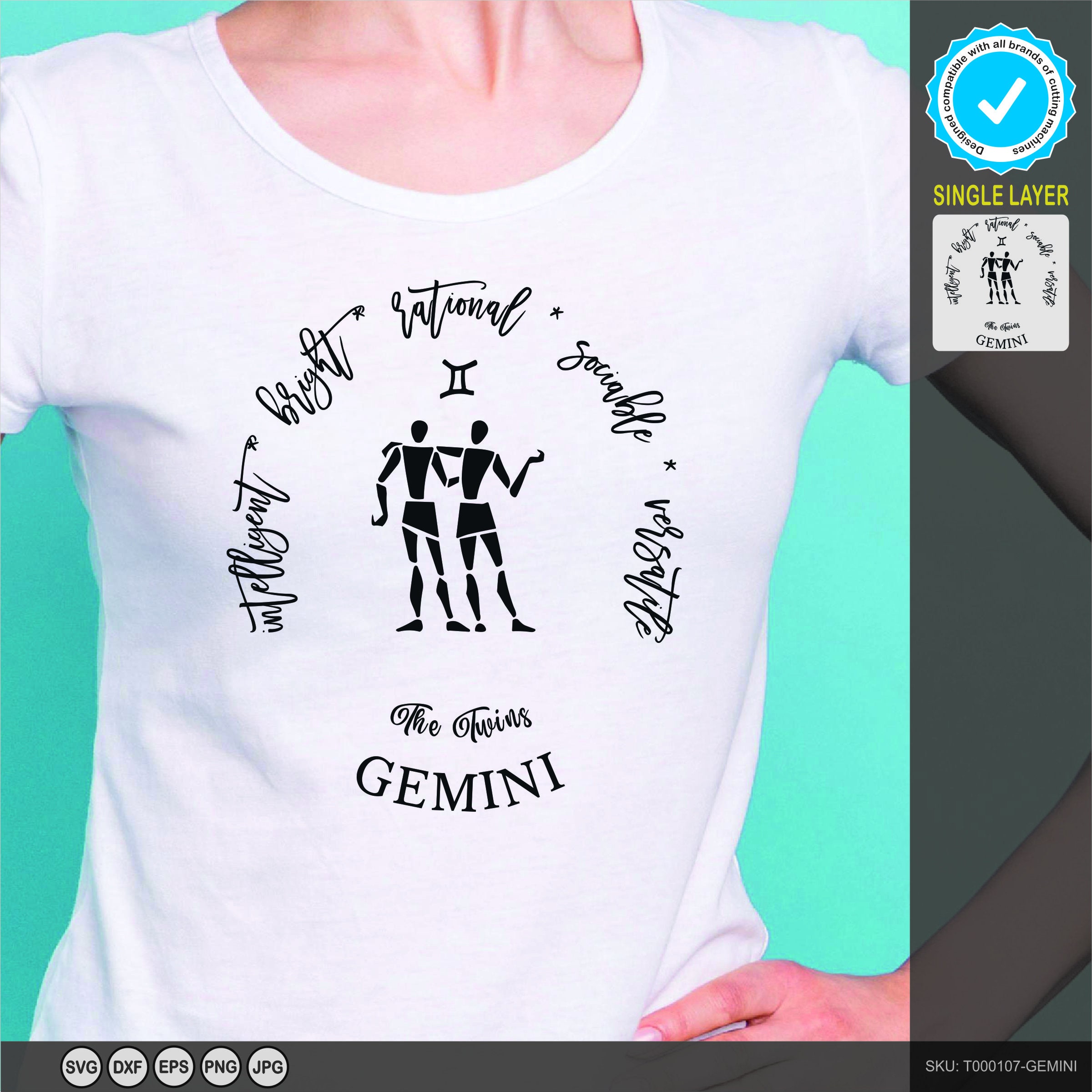 Gemini Svg, Twins Zodiac Symbol Svg, Gemini Zodiac Sign Svg, 9-pack ...