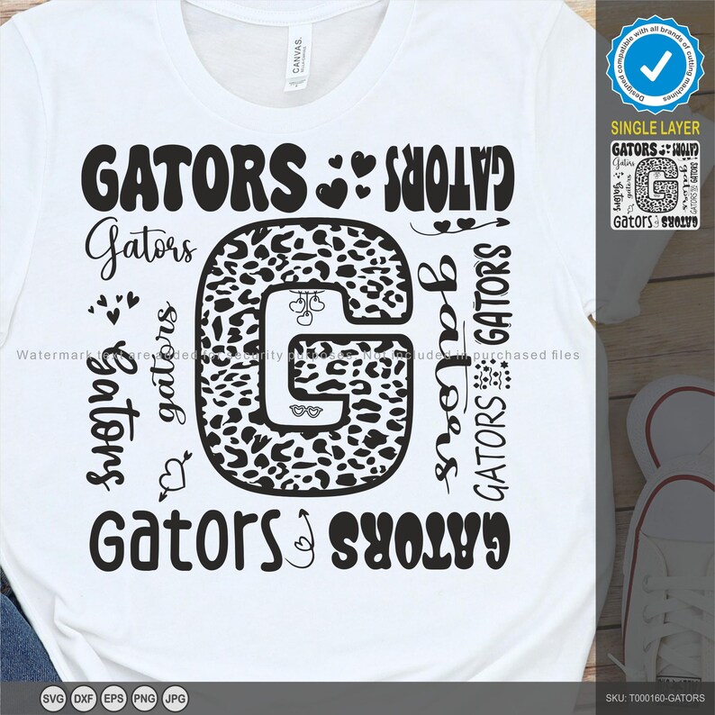 Gators Svg, Gators Typography 4 Sports Svg Mascot Pack, Gators ...