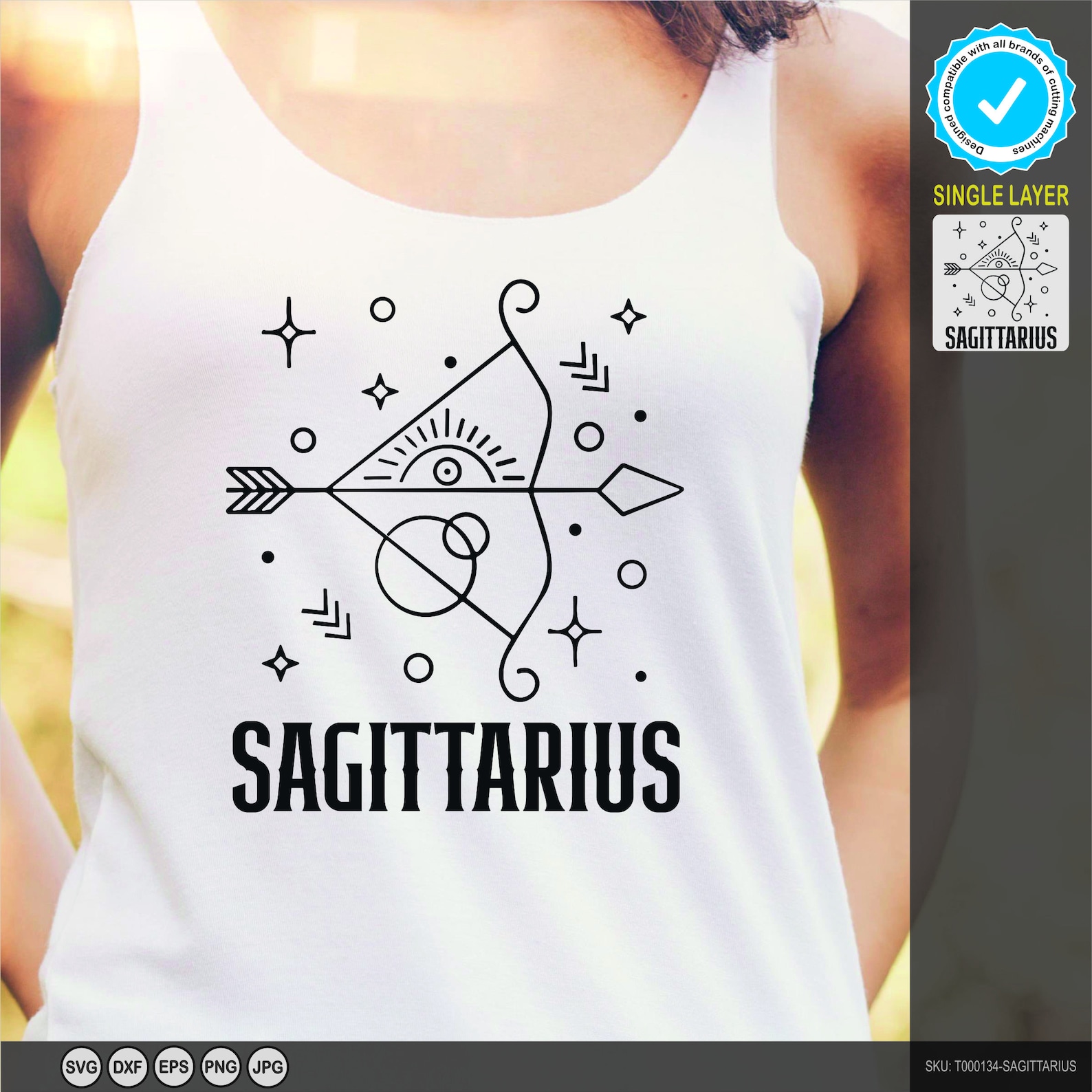 Sagittarius Svg, Archer Zodiac Symbol Svg, Sagittarius Zodiac Sign Svg ...