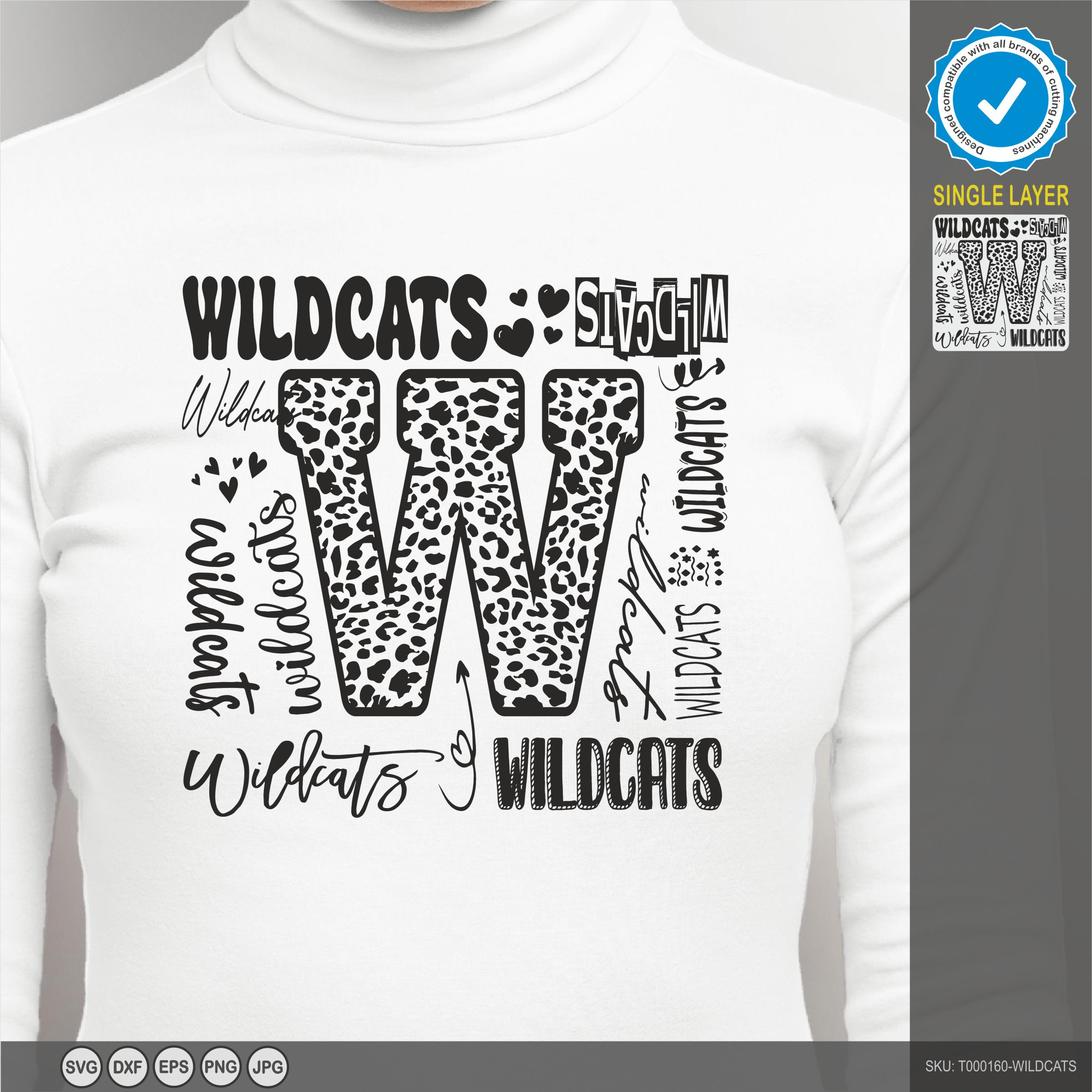 Wildcats Svg, Wildcats Typography 4 Sports Svg Mascot Pack, Wildcats ...