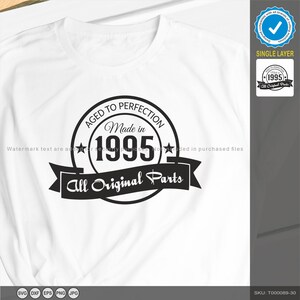 1995 Svg, 30th Birthday Svg, 6-pack 1995 Svg Bundle, Vintage 1995 Svg ...