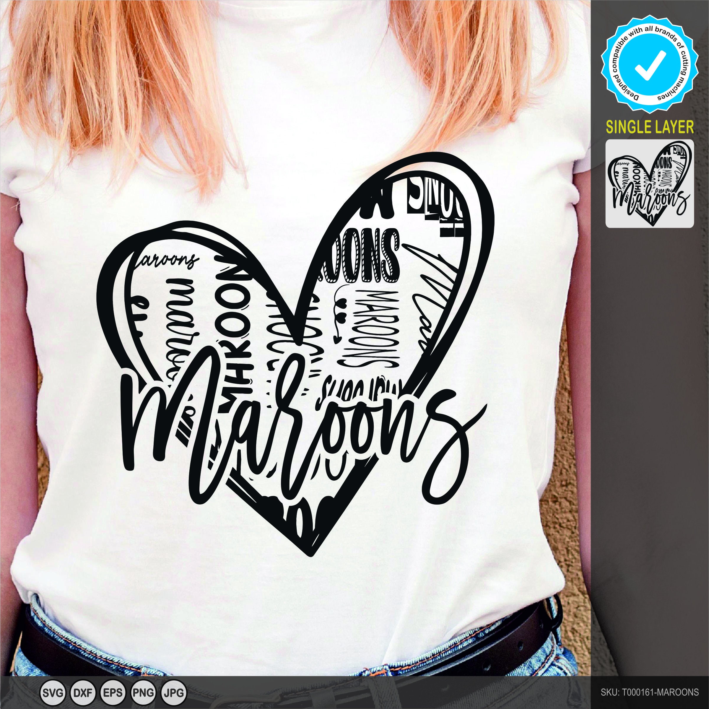 Maroons Svg, Maroons Typography 4 Sports Svg Mascot Pack, Maroons ...