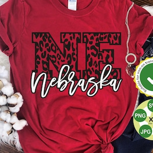 Nebraska Svg, Nebraska State Svg, Nebraska Leopard Svg, Digital Cut ...