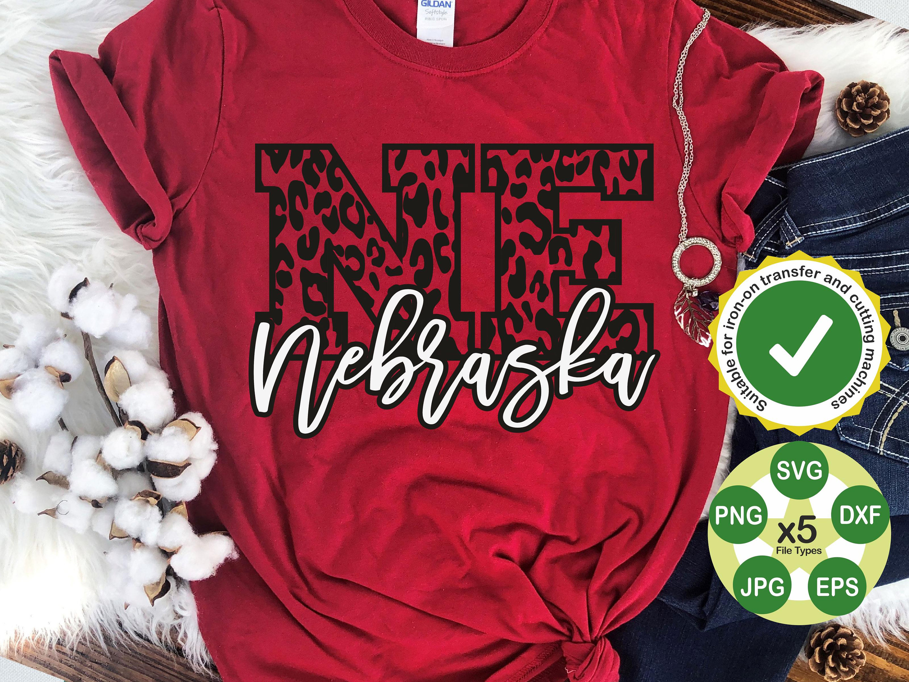 Nebraska Svg, Nebraska State Svg, Nebraska Leopard Svg, Digital Cut ...