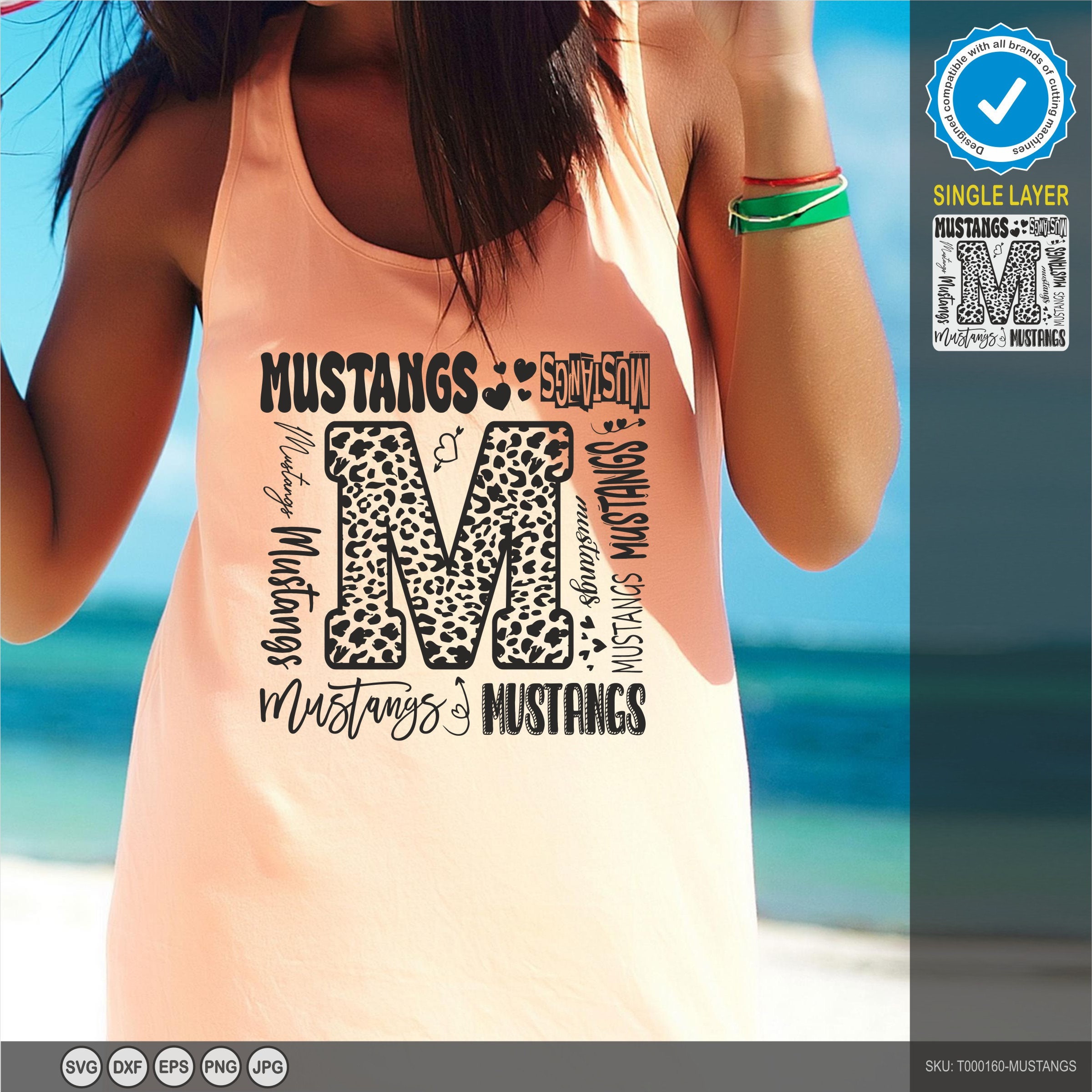 Mustangs Svg, Mustangs Typography 4 Sports Svg Mascot Pack, Mustangs ...