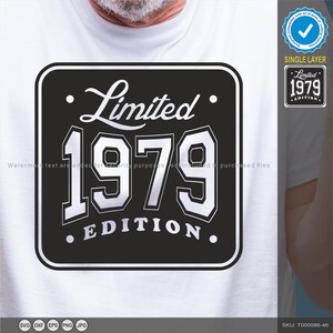 1979 Svg, 46th Birthday Svg, 6-pack 1979 Svg Bundle, Vintage 1979 Svg ...