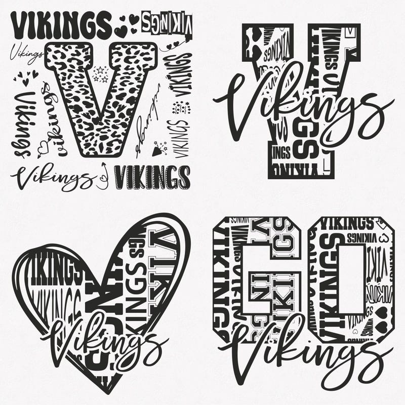 Vikings Svg Basketball - Etsy UK