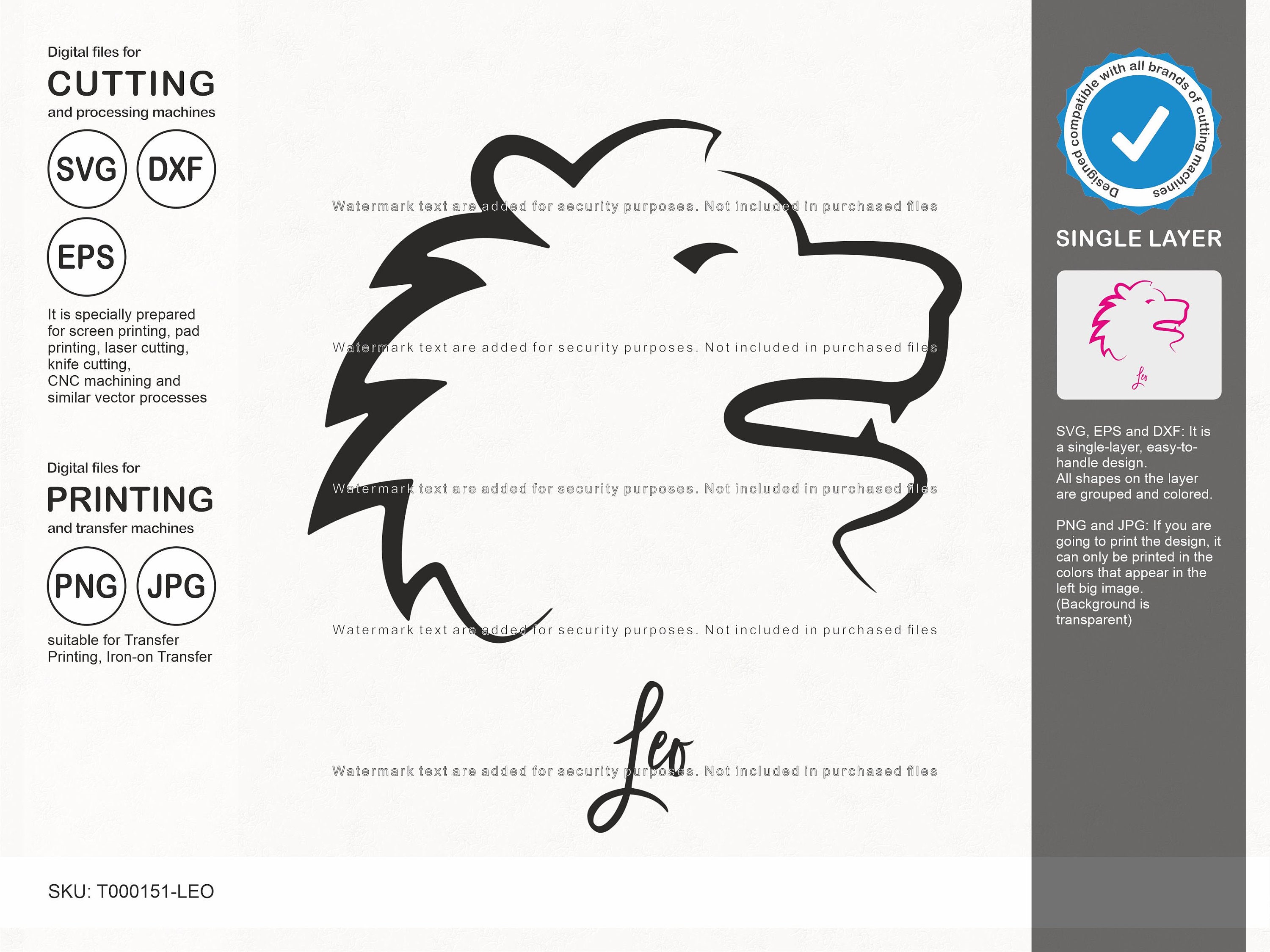 Leo Svg Lion Zodiac Symbol Svg Leo Zodiac Sign Svg 9-pack - Etsy