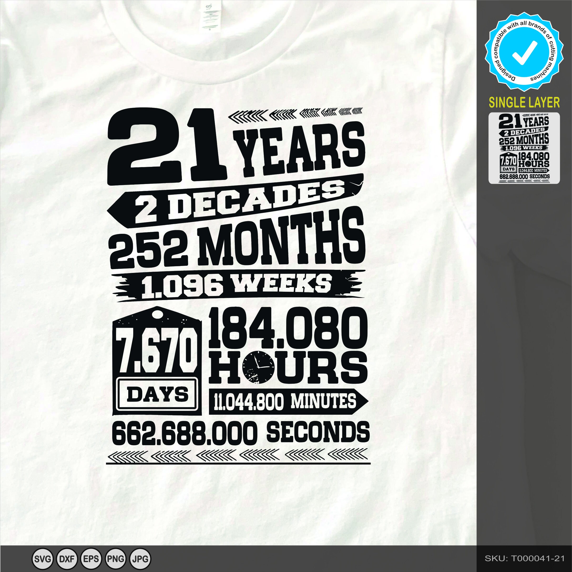 2003 Svg, 21st Birthday Svg, 6-pack 2003 Svg Bundle, Original Rustic ...