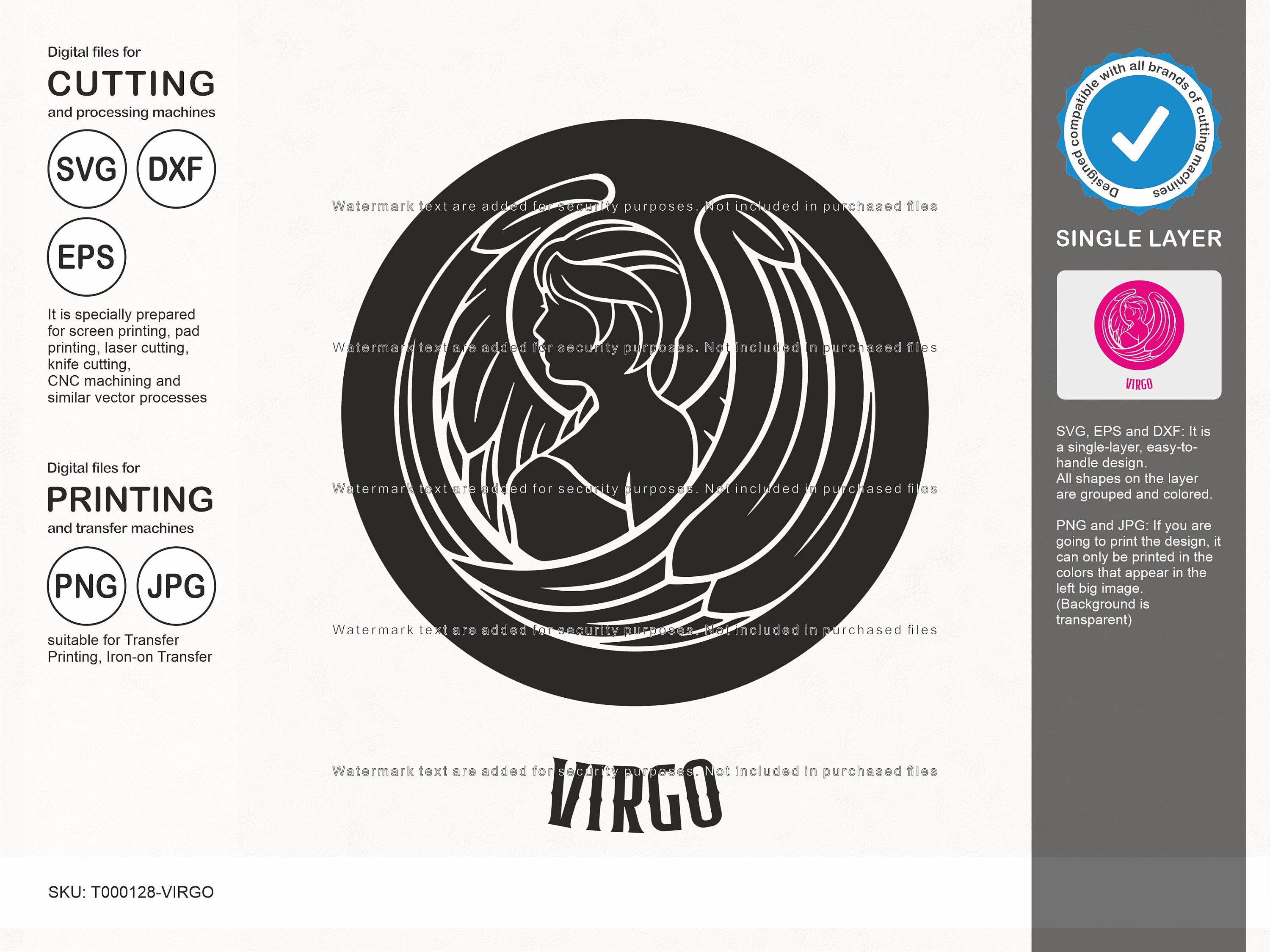 Virgo Svg Virgin Zodiac Symbol Svg Virgo Zodiac Sign Svg - Etsy