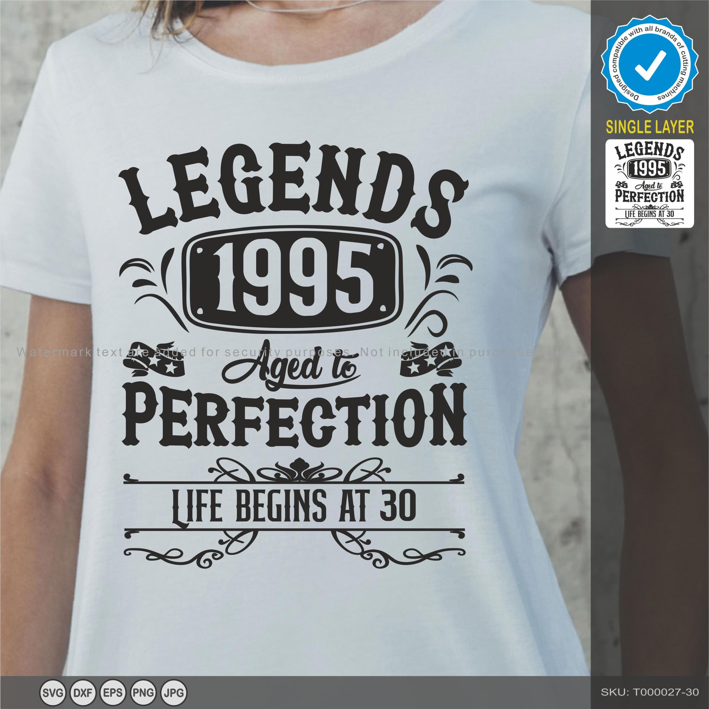 1995 Svg, 30th Birthday Svg, 6-pack 1995 Svg Bundle, Vintage 1995 Svg ...