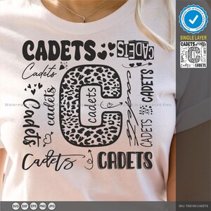 Cadets Svg, Cadets Typography 4 Sports Svg Mascot Pack, Cadets ...