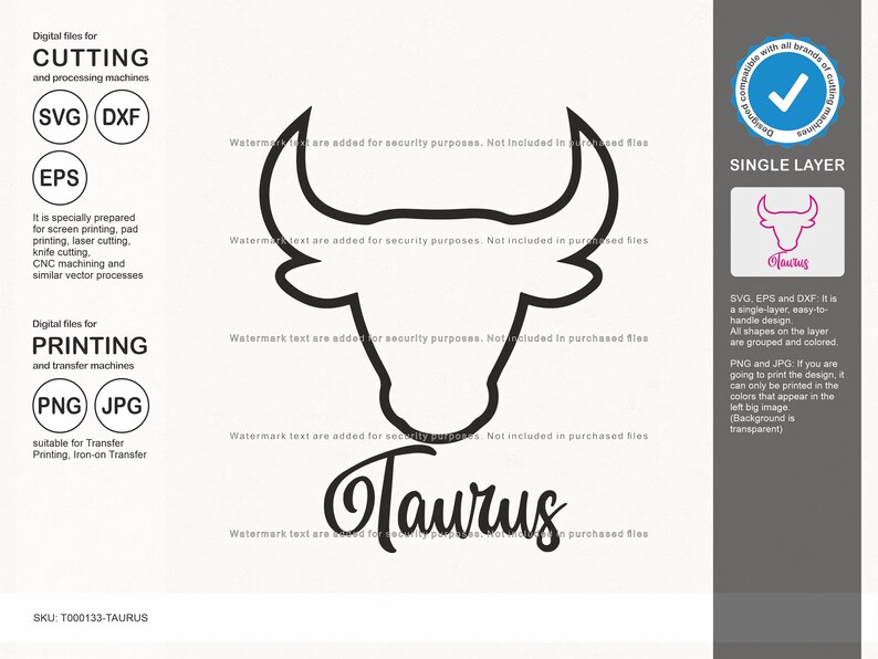Taurus Svg Bull Zodiac Symbol Svg Taurus Zodiac Sign Svg - Etsy