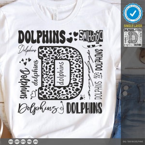 Dolphins Svg, Dolphins Typography 4 Sports Svg Mascot Pack, Dolphins ...