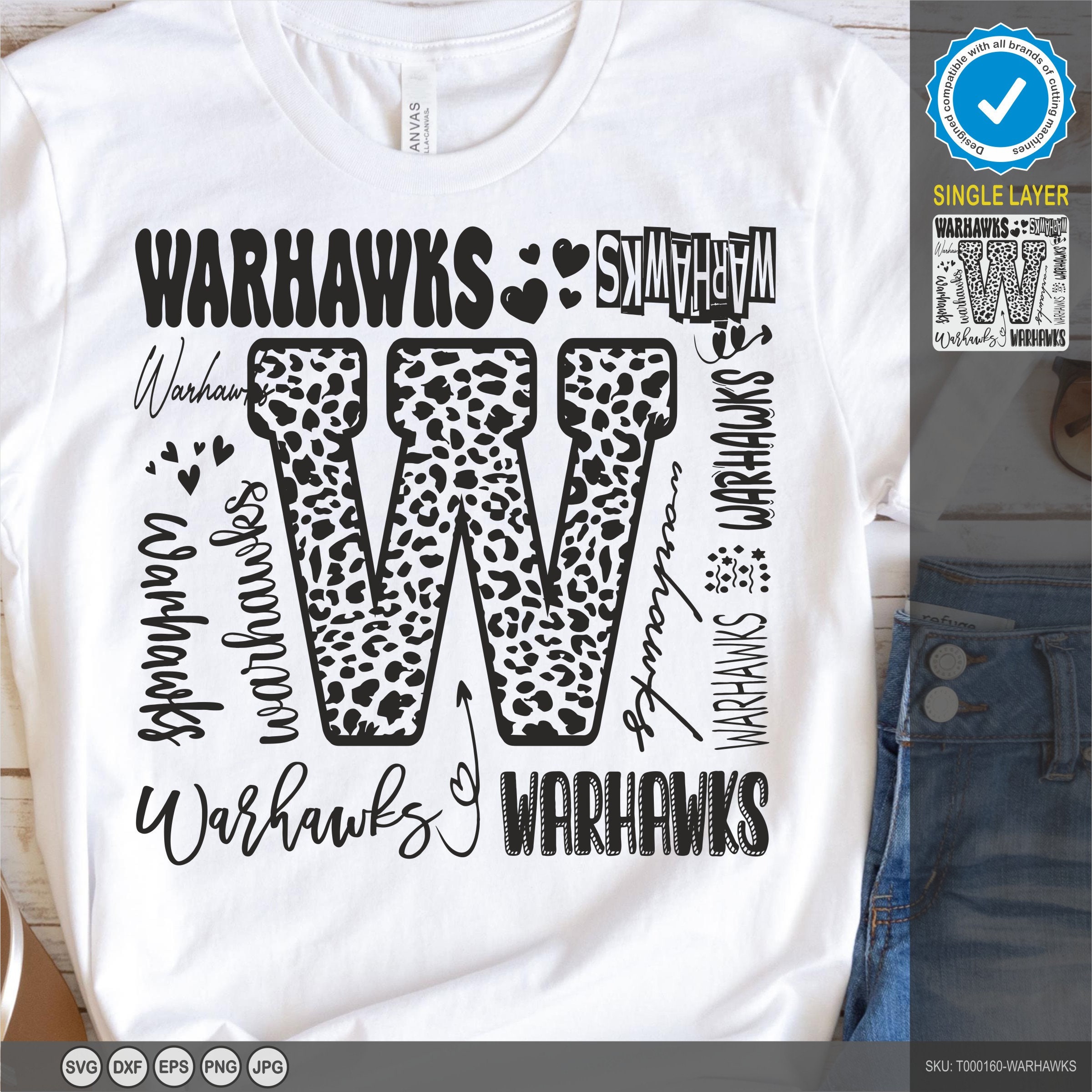 Warhawks Svg, Warhawks Typography 4 Sports Svg Mascot Pack, Warhawks ...