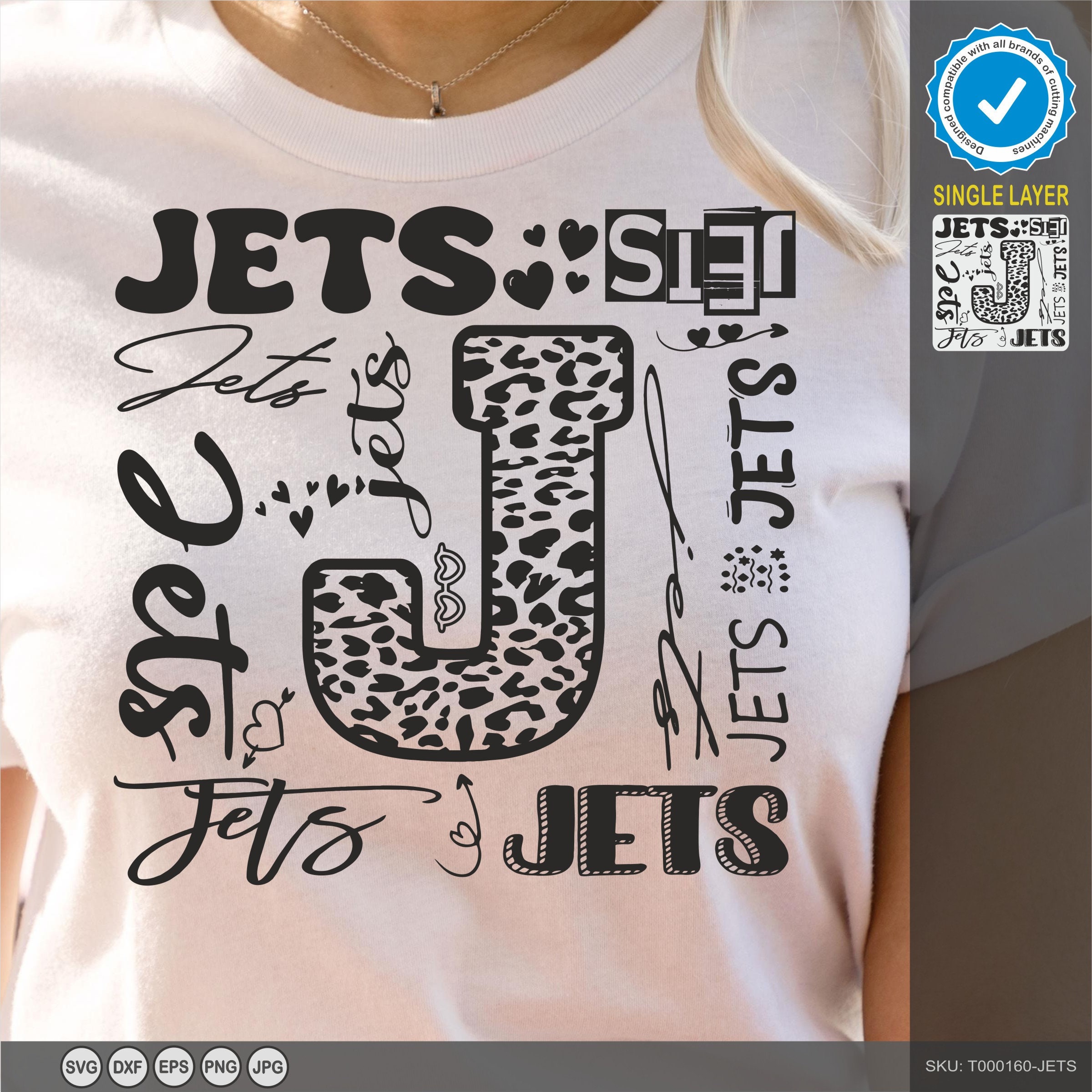 Jets Svg, Jets Typography 4 Sports Svg Mascot Pack, Jets Typography Svg ...