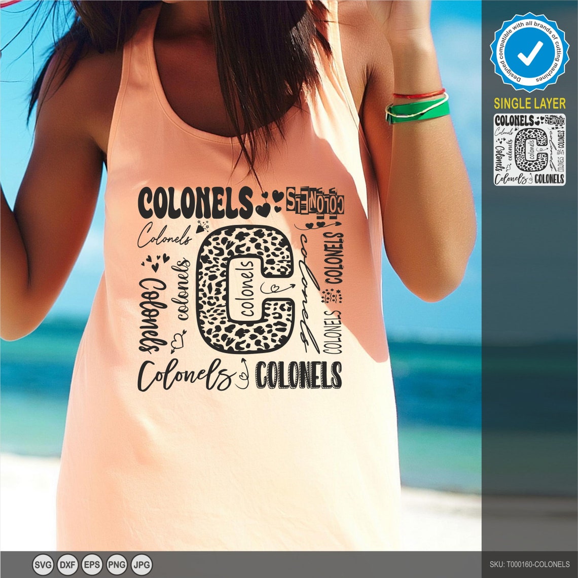 Colonels Svg, Colonels Typography 4 Sports Svg Mascot Pack, Colonels ...