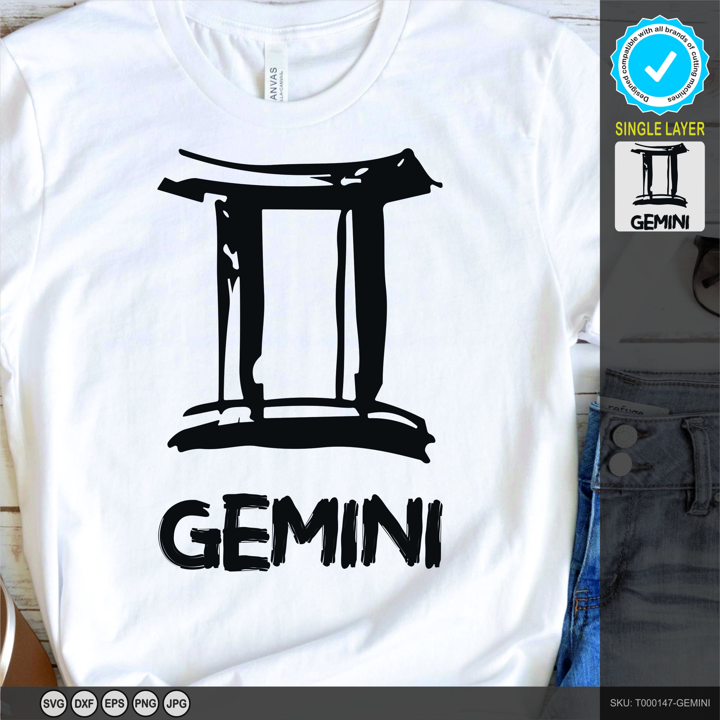 Gemini Svg, Twins Zodiac Symbol Svg, Gemini Zodiac Sign Svg, 9-pack ...