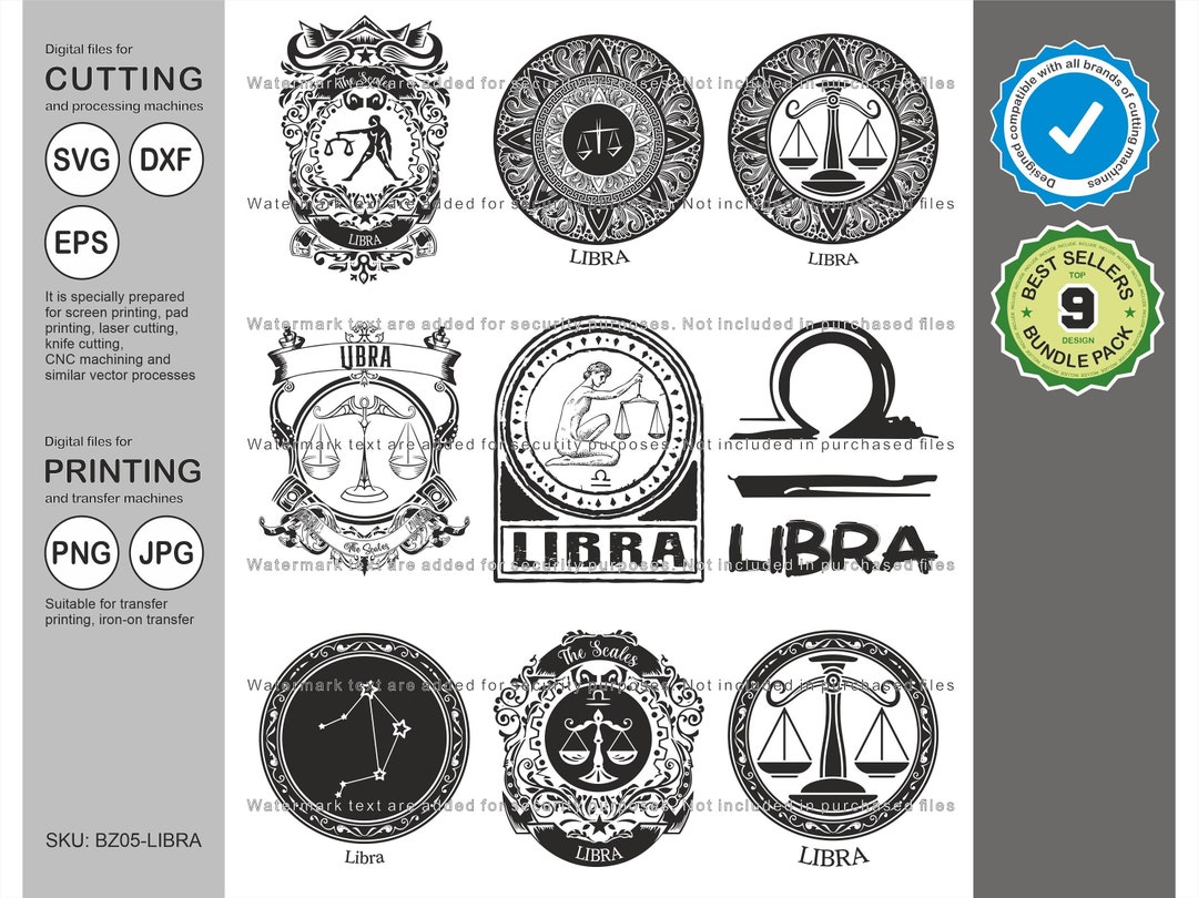 Libra Svg Scales Zodiac Symbol Svg Libra Zodiac Sign Svg - Etsy