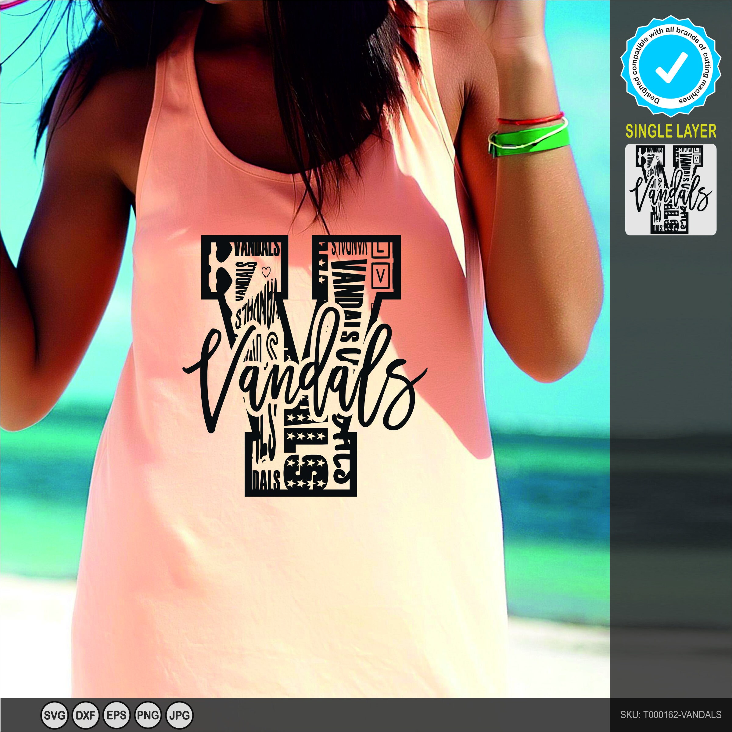 Vandals Svg, Vandals Typography 4 Sports Svg Mascot Pack, Vandals ...
