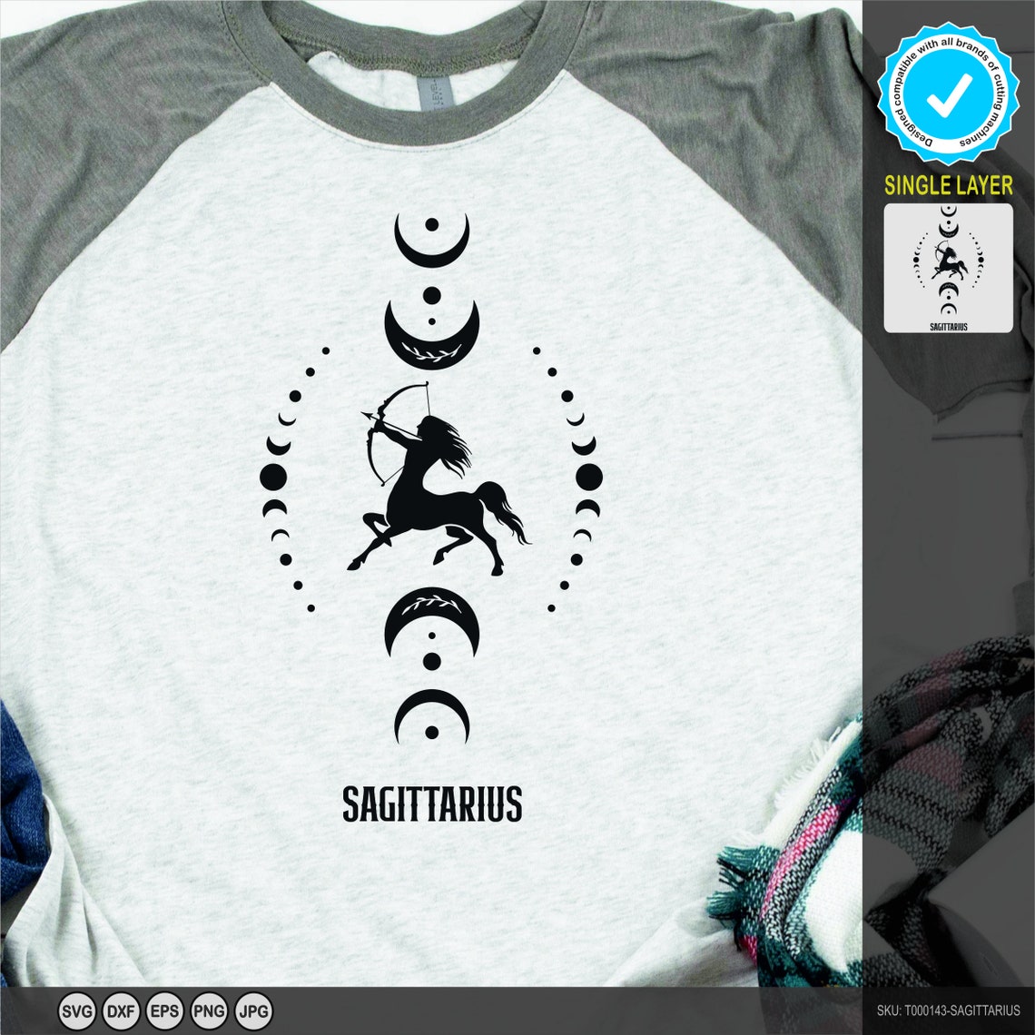 Sagittarius Svg, Archer Zodiac Symbol Svg, Sagittarius Zodiac Sign Svg ...