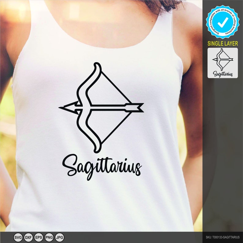 Sagittarius Svg, Archer Zodiac Symbol Svg, Sagittarius Zodiac Sign Svg ...