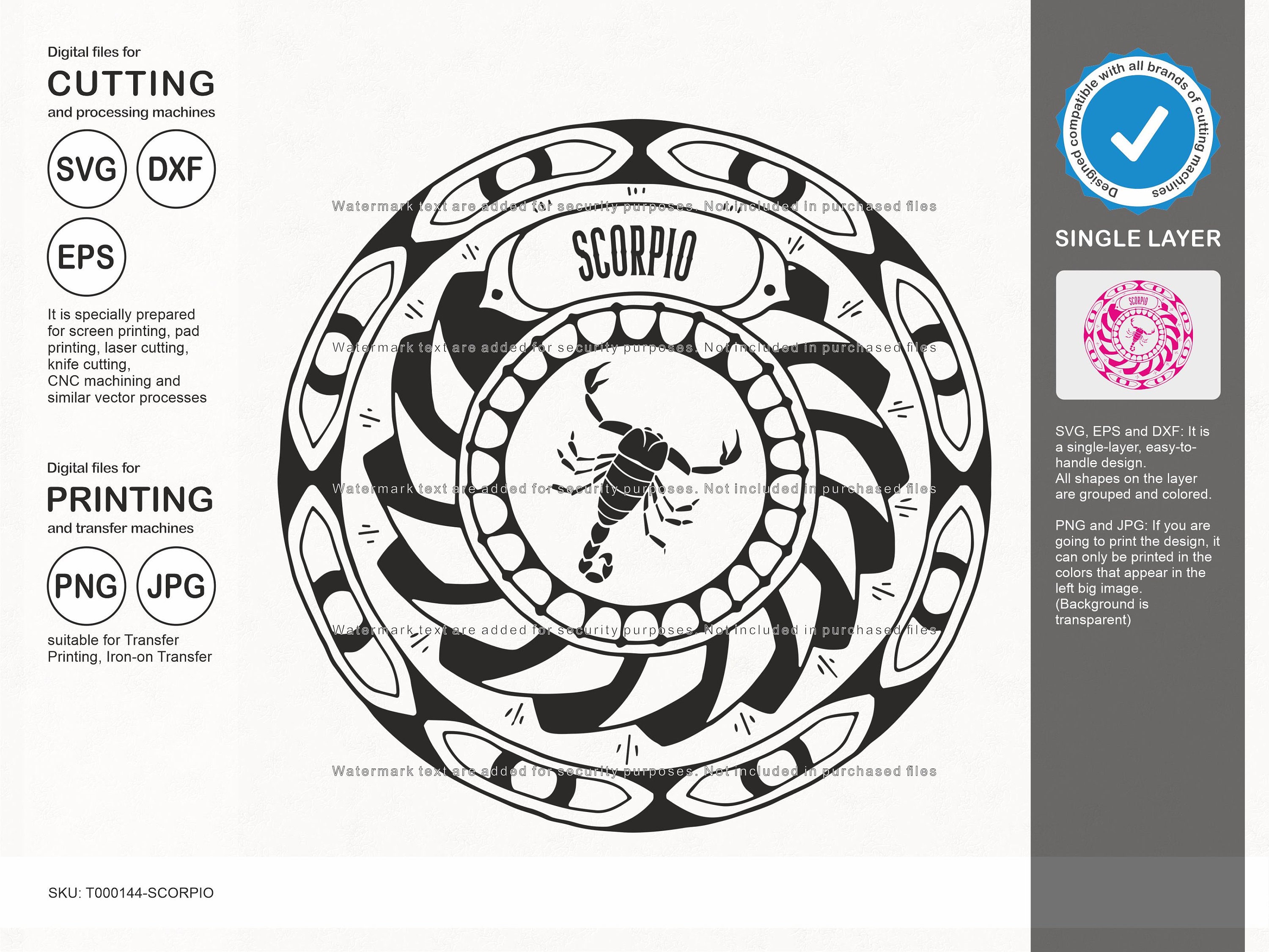 Scorpio Svg Scorpion Zodiac Symbol Svg Scorpio Zodiac Sign - Etsy