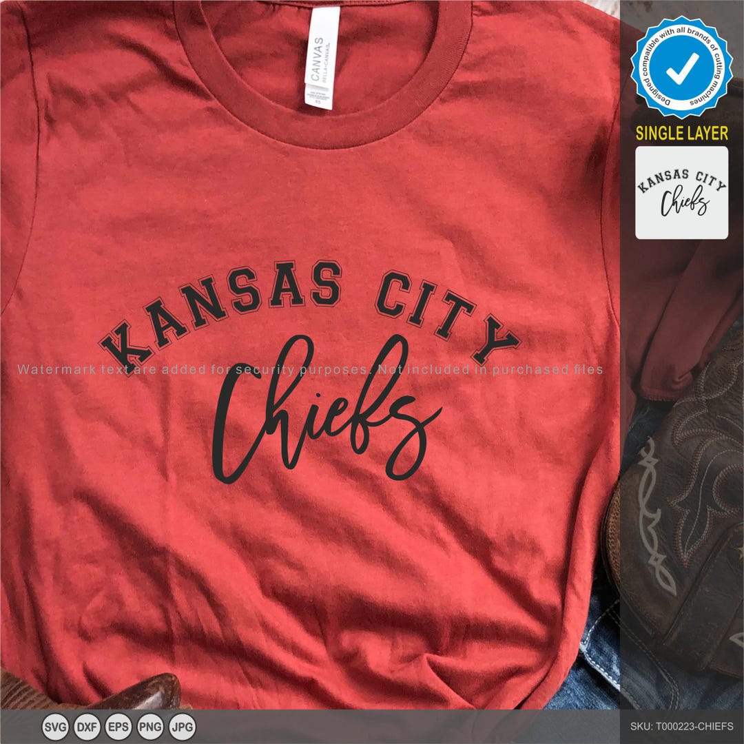 Kc Svg, Chiefs Football Svg Mascot Design, Kc Svg Cut File, Kc Football ...
