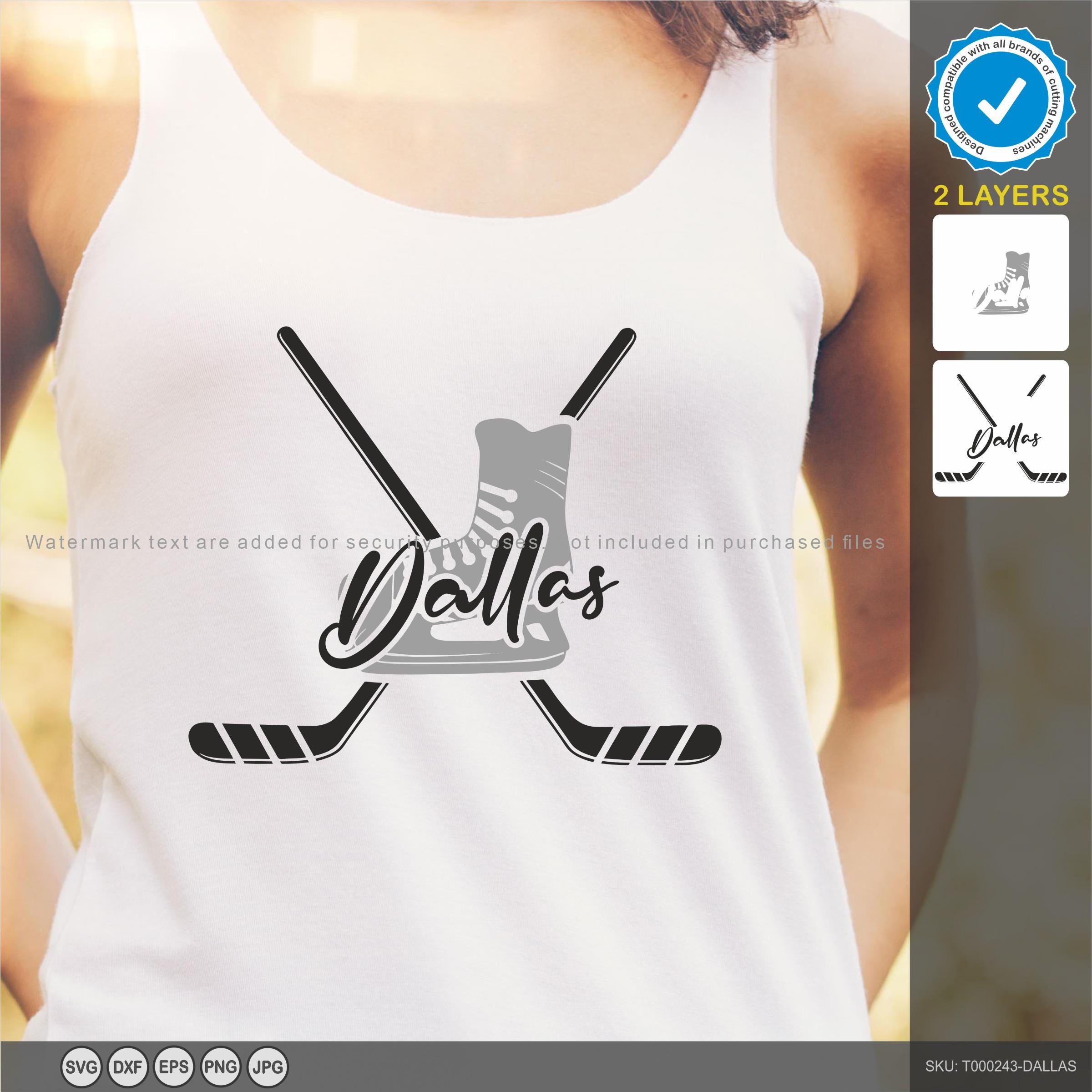 Dallas Svg, Dallas 4 Ice Hockey Svg Mascot Pack, Dallas Svg Cut Files ...