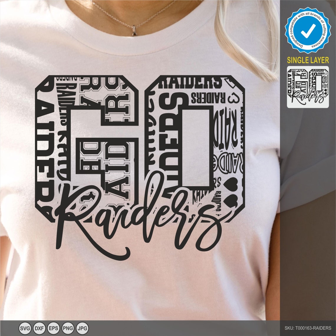 Raiders Svg, Raiders Typography 4 Sports Svg Mascot Pack, Raiders ...