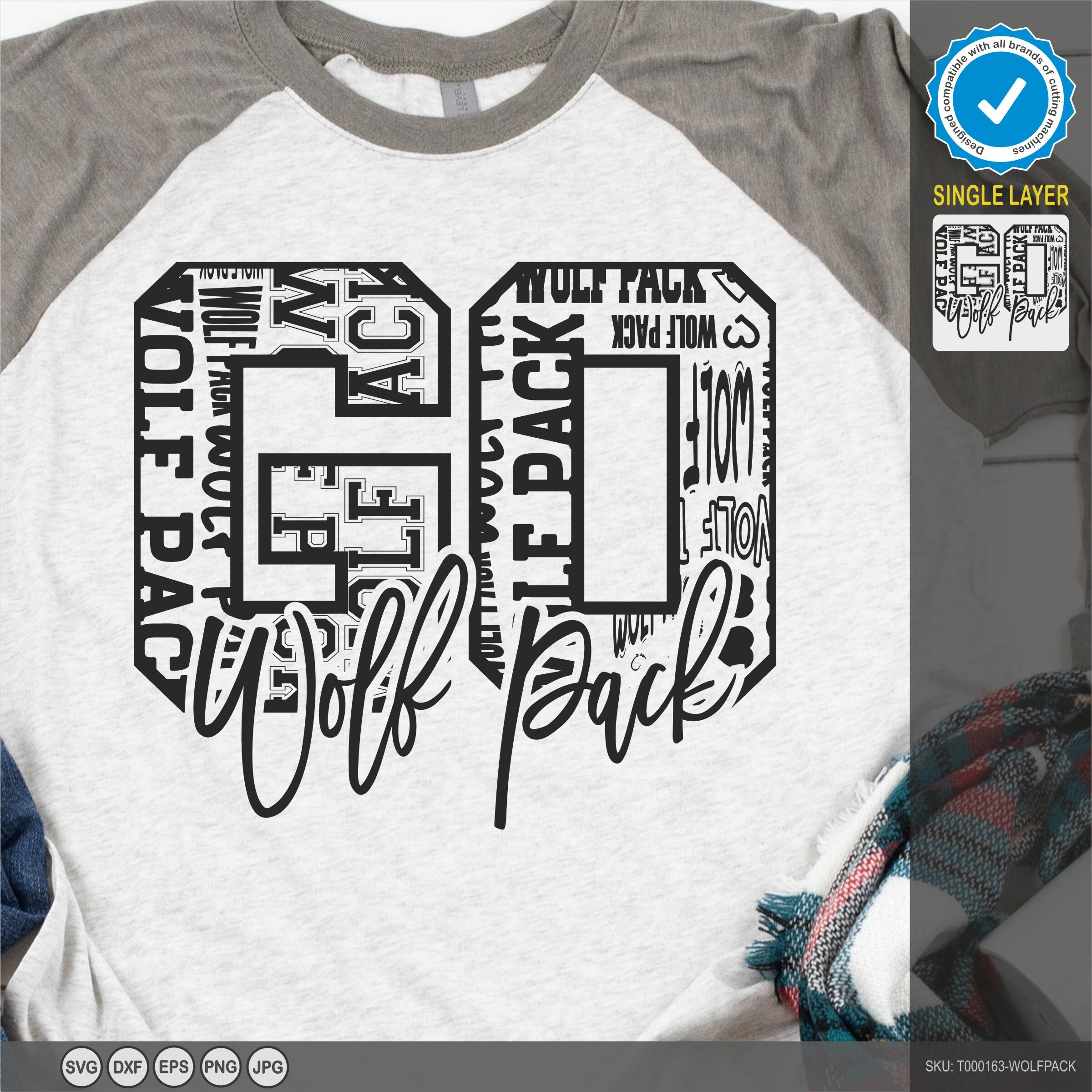 Wolf Pack Svg, Wolf Pack Typography 4 Sports Svg Mascot Pack, Wolf Pack ...