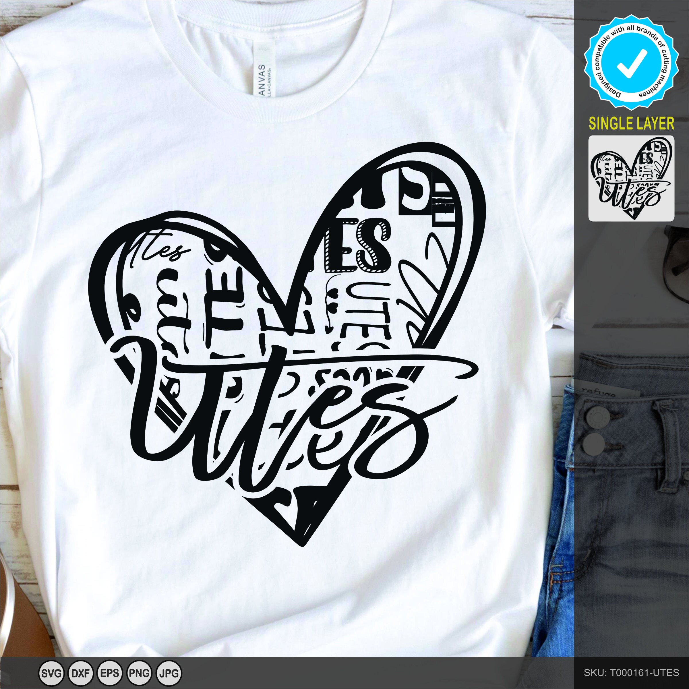 Utes Svg, Utes Typography 4 Sports Svg Mascot Pack, Utes Typography Svg ...