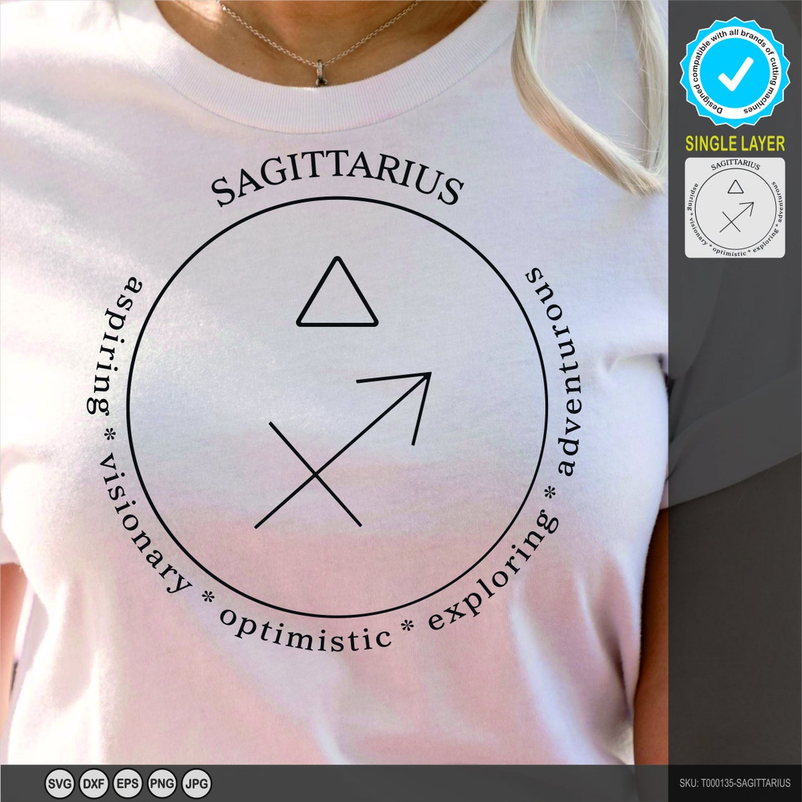 Sagittarius Svg, Archer Zodiac Symbol Svg, Sagittarius Zodiac Sign Svg ...