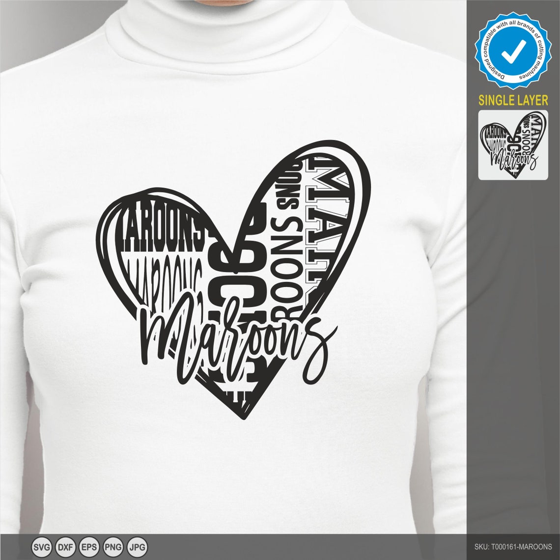 Maroons Svg, Maroons Typography 4 Sports Svg Mascot Pack, Maroons ...