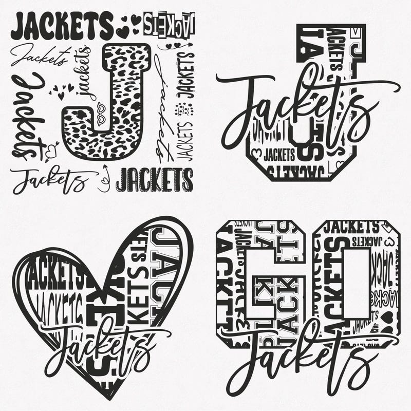 Jackets Svg - Etsy
